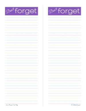 Home Management - Free Printables