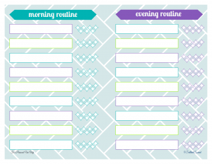 Morning and Evening Routine - Scattered Squirrel