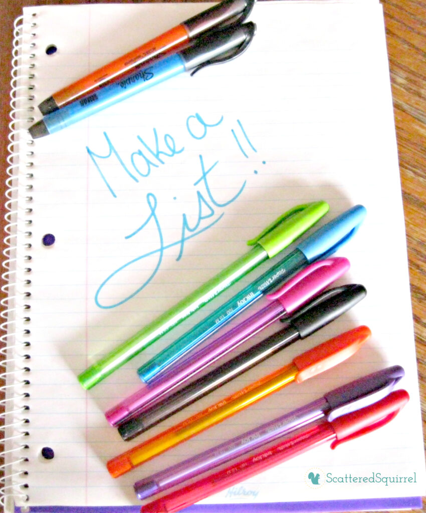 Just Three Things on Your To Do List