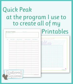 A Quick Peak at How I Make Printables - Scattered Squirrel