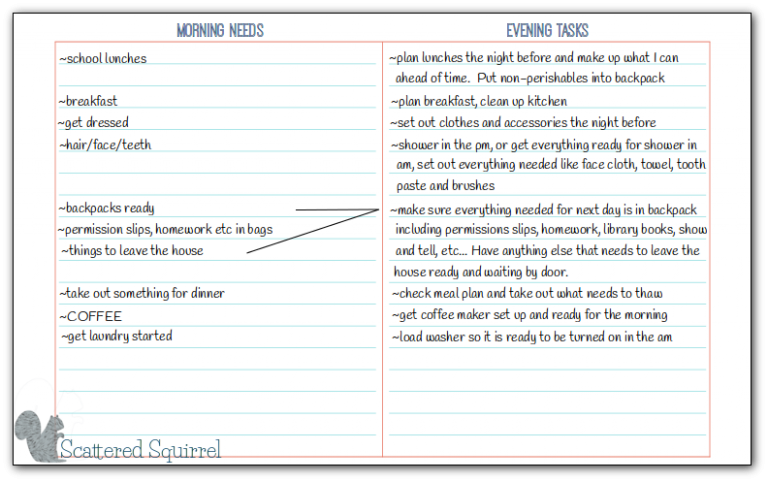 Create an Evening Routine and Enjoy Your Mornings