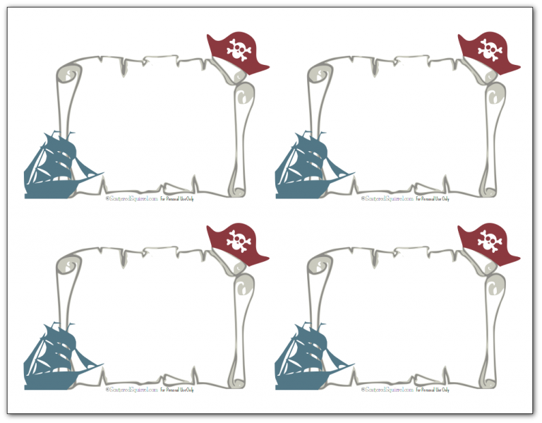 Talk Like a Pirate - Printable Flash Cards