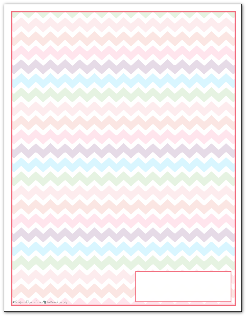 BLush -zigzag cover page - Scattered Squirrel