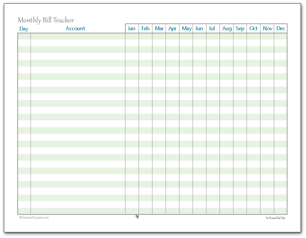 A Few More Finance Printables To Help You Stay On Track Scattered 
