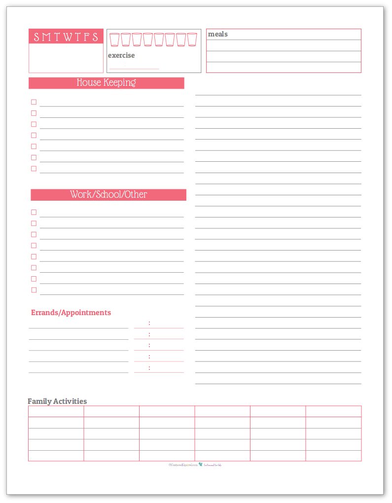 Use A Daily Task List Planner To Avoid Feeling Overwhelmed