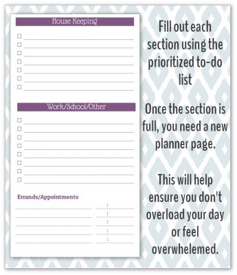 Use a Daily Task List Planner to Avoid Feeling Overwhelmed
