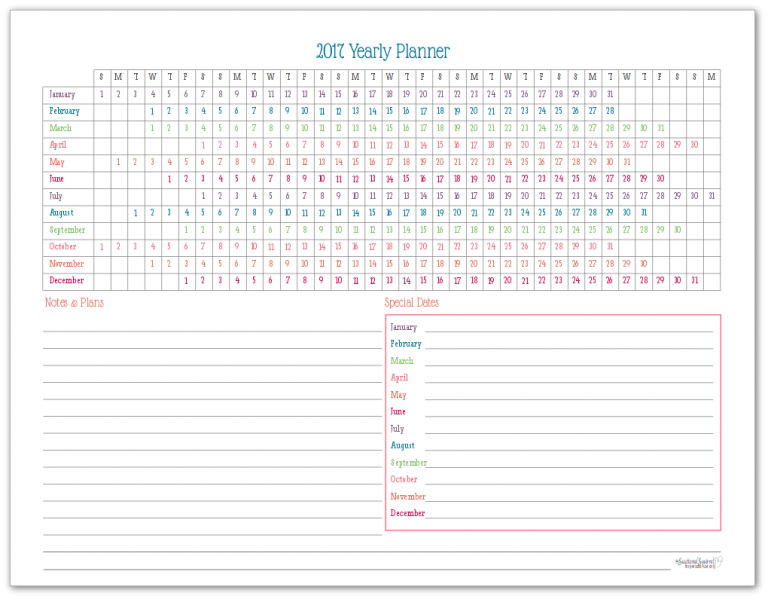 Yearly Planners Make Long Term Planning a Breeze!!!!