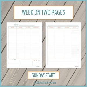 Weekly Planner Printables {Personal Planner}