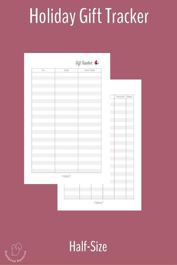 Holiday Planning Step 2 - Gift Giving - Scattered Squirrel