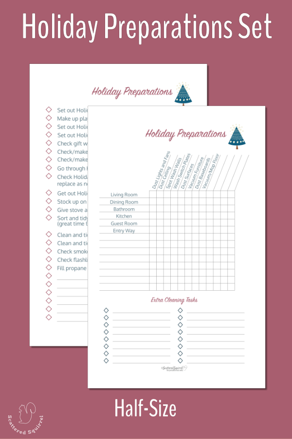 Holiday Planning Step 1 - Making Those Holiday Preparations - Scattered ...