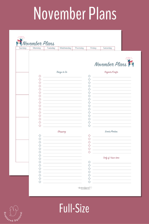 Holiday Planning Step 1 - Making Those Holiday Preparations - Scattered ...