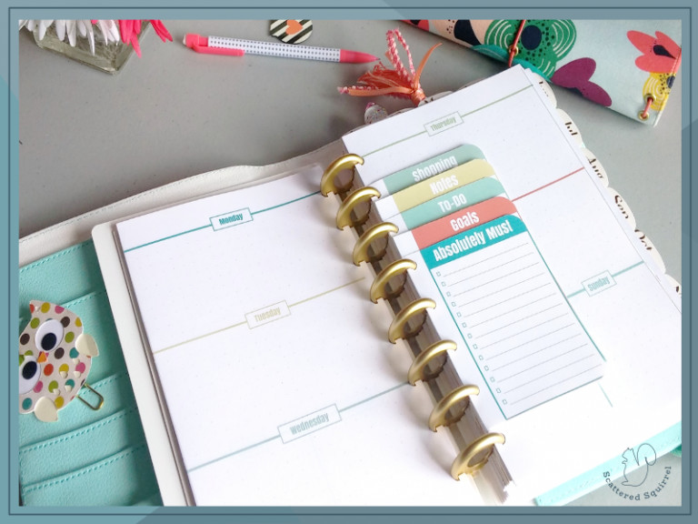 Setting Up My New Planner With New Planner Printables