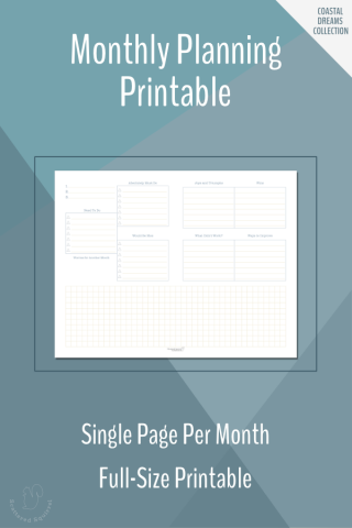 Stay On Top of the Details with Monthly Planning Printables - Scattered ...