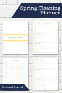 Knock Out Your Spring Clean with the Help of a Spring Cleaning Planner ...