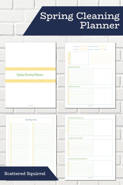 Knock Out Your Spring Clean with the Help of a Spring Cleaning Planner ...