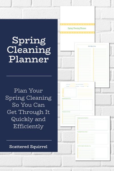 Knock Out Your Spring Clean with the Help of a Spring Cleaning Planner ...