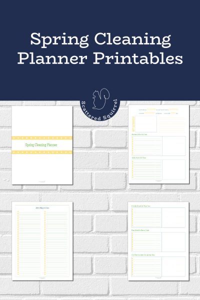 Knock Out Your Spring Clean with the Help of a Spring Cleaning Planner ...