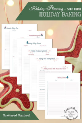 Holiday Planning Step 3 - Holiday Baking - Scattered Squirrel