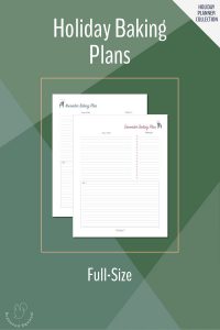 Holiday Planning Step 3 - Holiday Baking - Scattered Squirrel