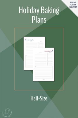 Holiday Planning Step 3 - Holiday Baking - Scattered Squirrel