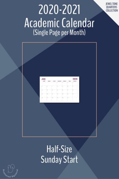 The 2020-2021 Academic Calendar Printables are Here! - Scattered Squirrel