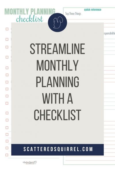 Monthly Planning Made Easy With a Monthly Planning Checklist