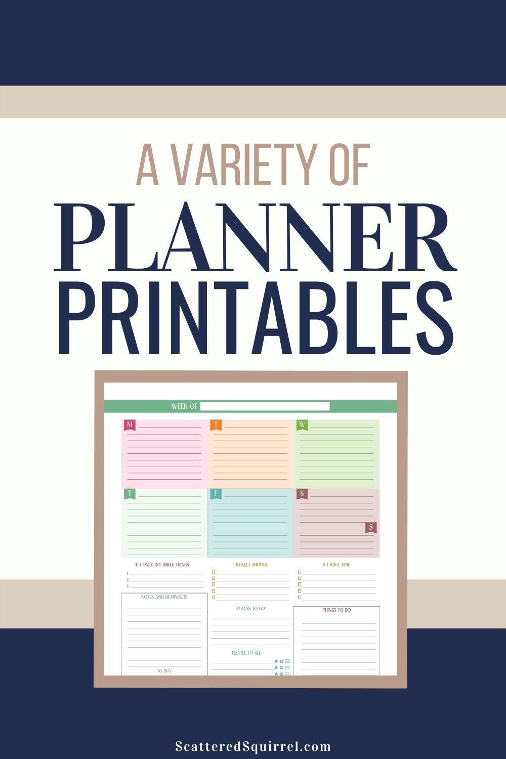 Personal Planner - Free Printables