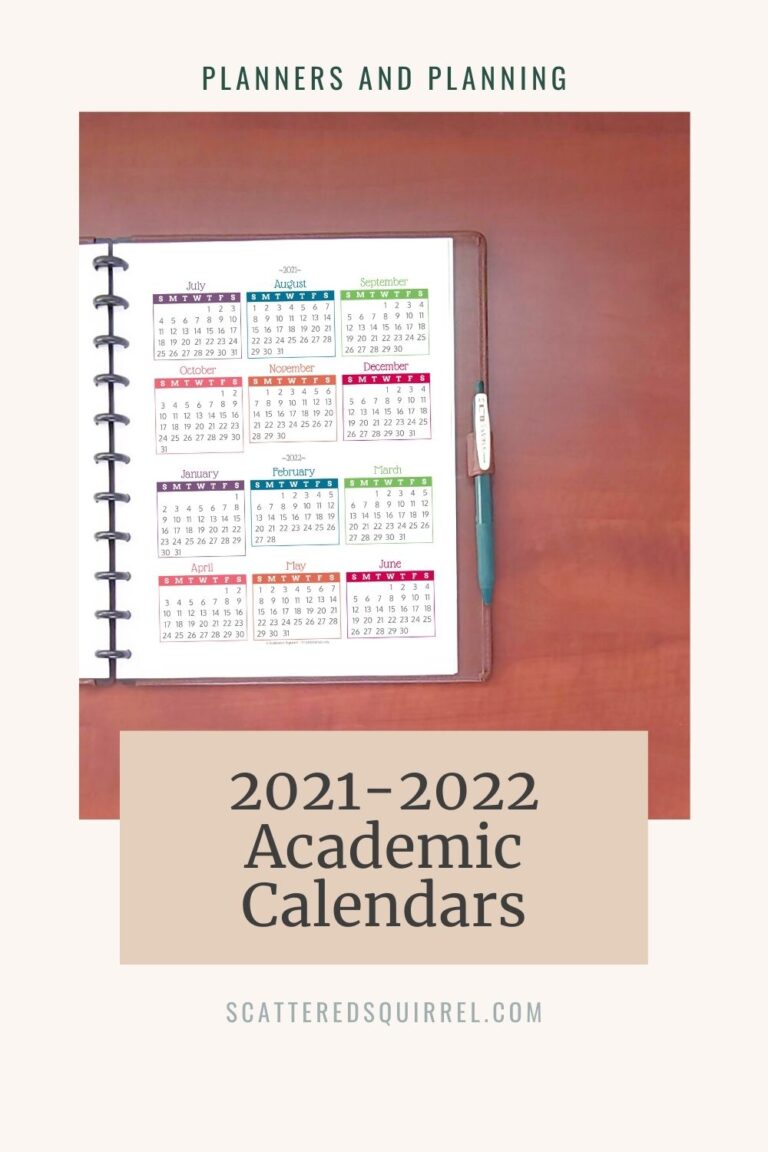 Start Planning the School Year with the 2021-2022 Academic Calendars ...