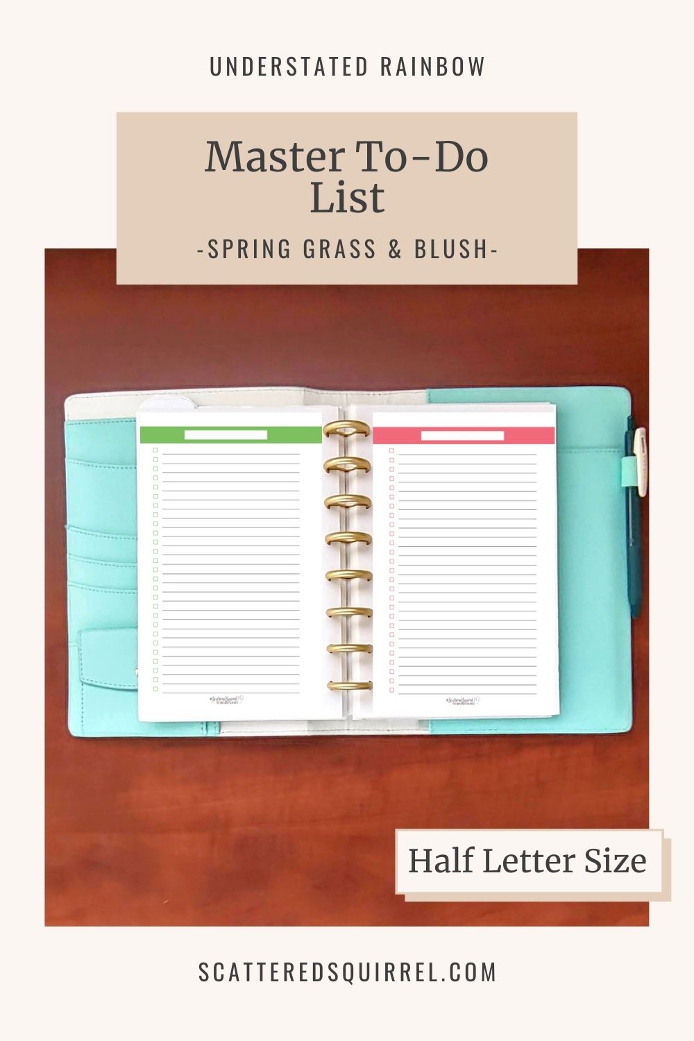 Organize Your To-Do List with Master To-Do List Printables