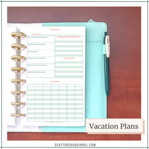 Vacation Planning Printable Sets to Make Your Next Trip a Breeze ...
