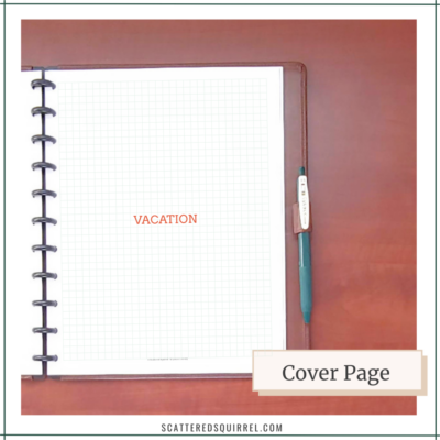 Vacation Planning Printable Sets to Make Your Next Trip a Breeze ...