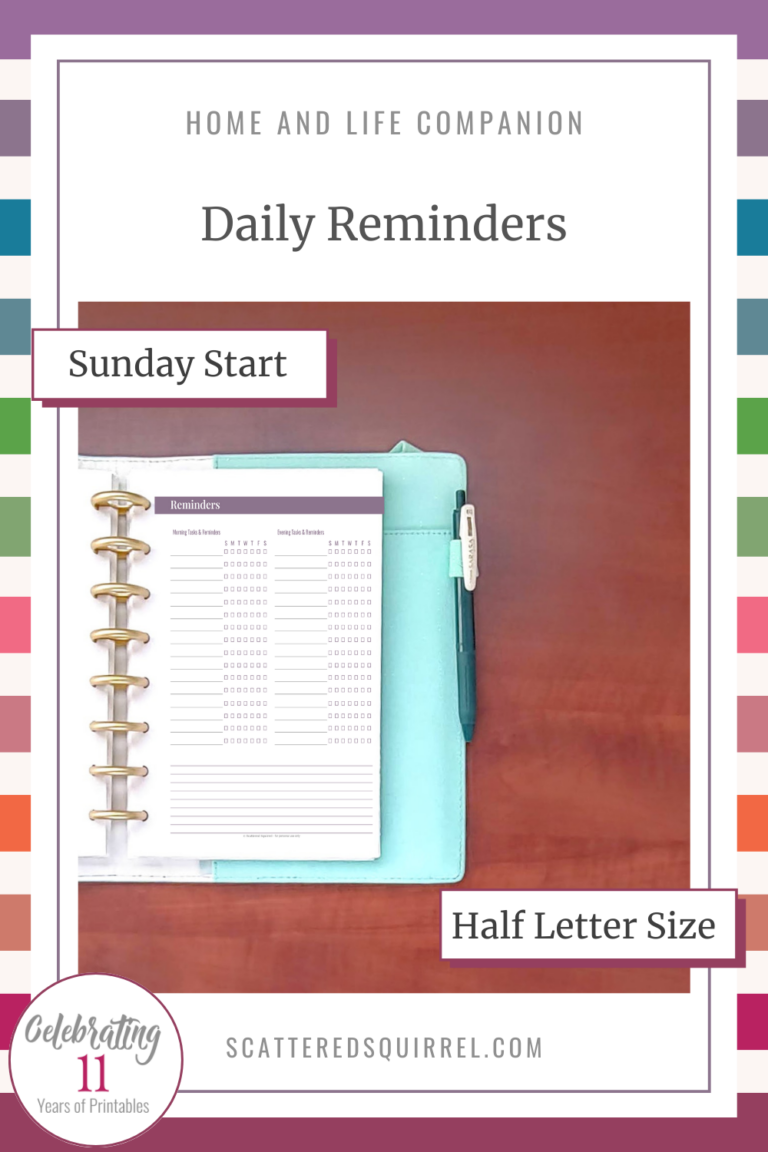 Use These Printable Health Reminders to Take Control of Your Health ...