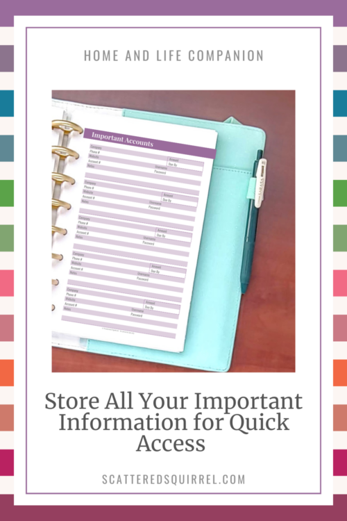 Organize All Your Important Information in One Easy to Access Place ...