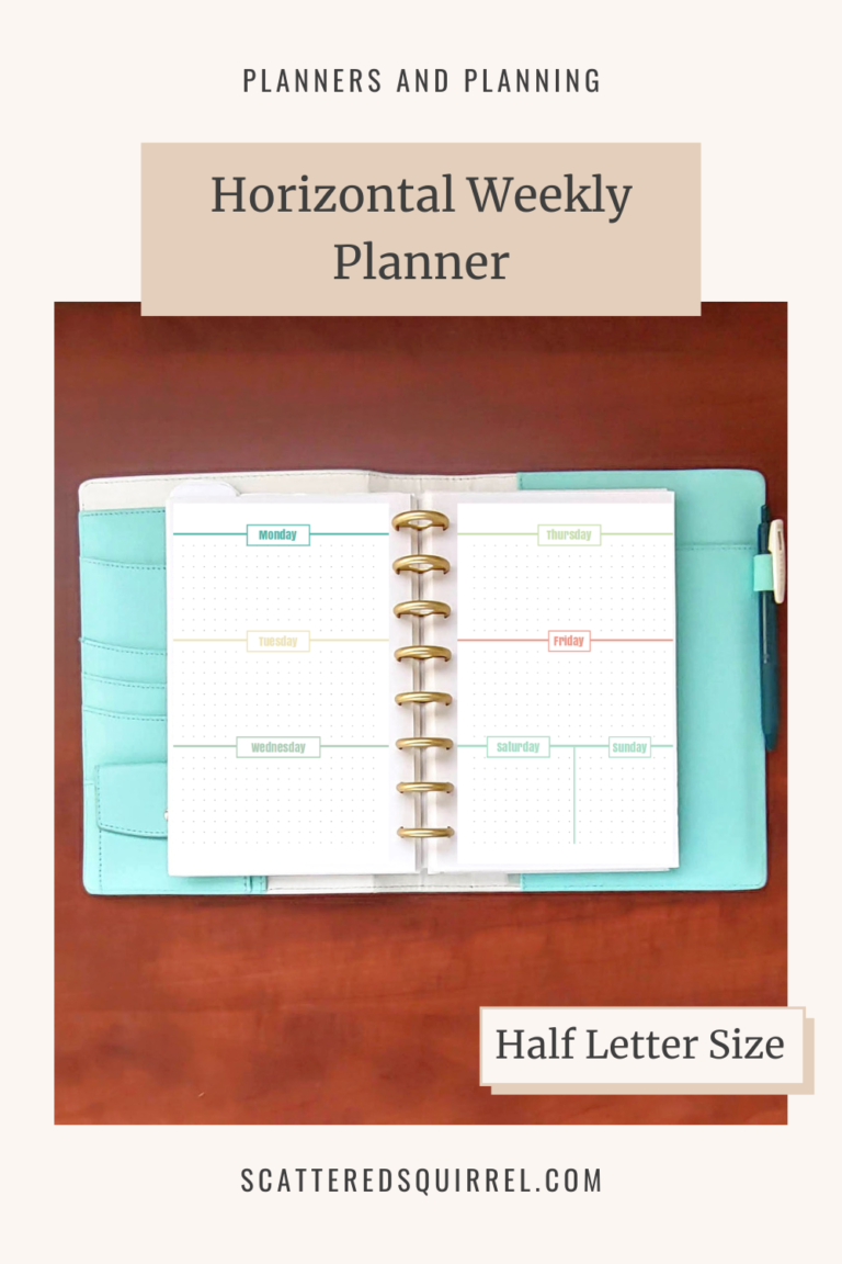 Setting Up My New Planner With New Planner Printables